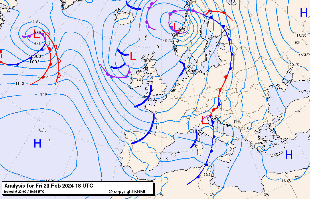 KNMI - Weerkaarten archief Europa
