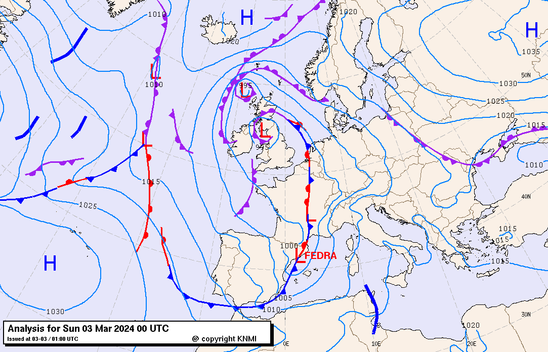 KNMI - Weerkaarten archief Europa