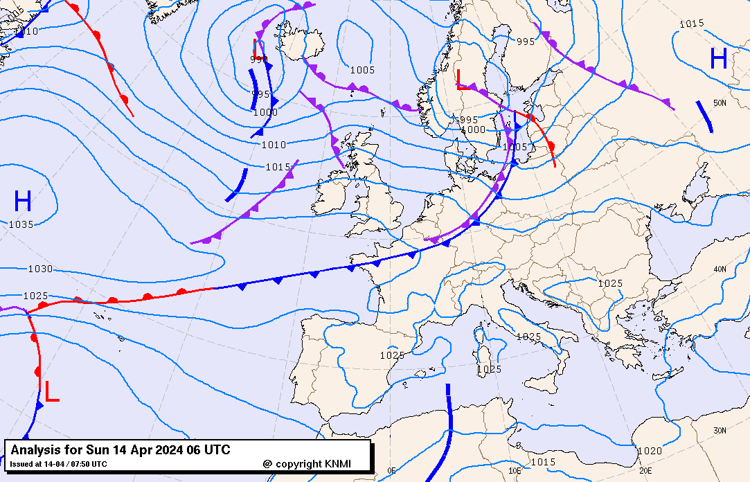 KNMI - Weerkaarten archief Europa