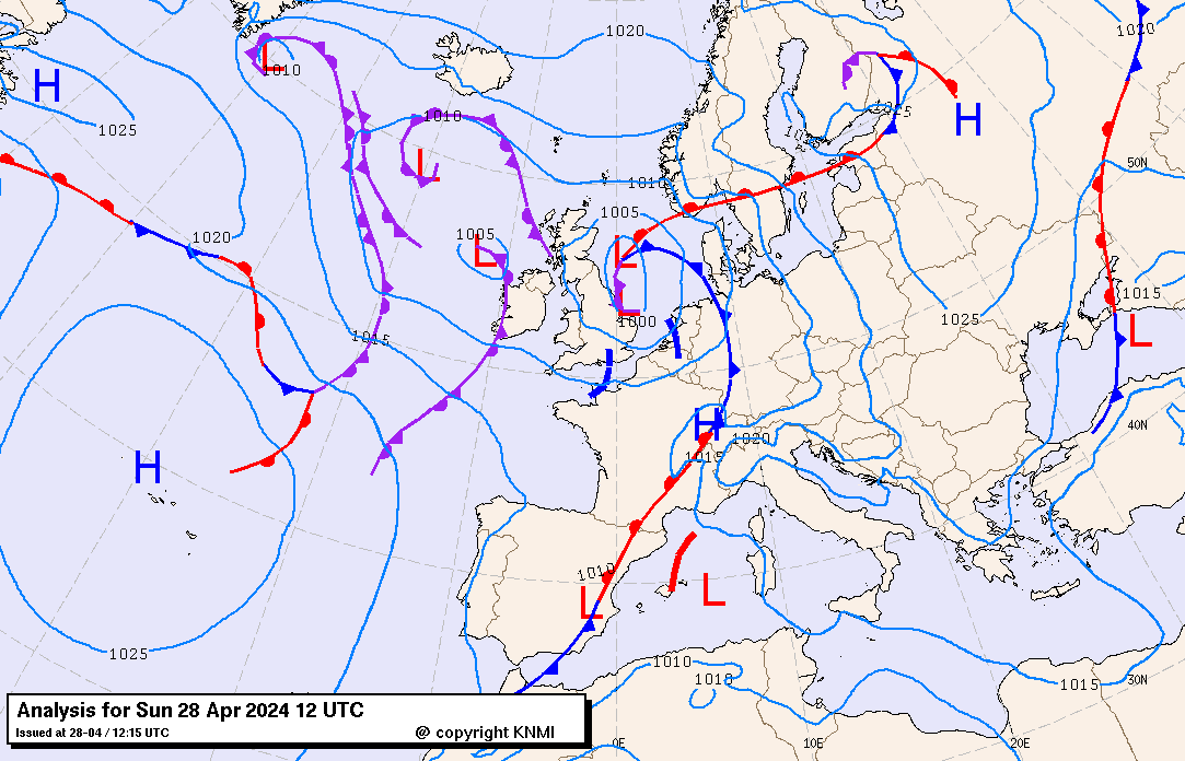 KNMI - Weerkaarten archief Europa