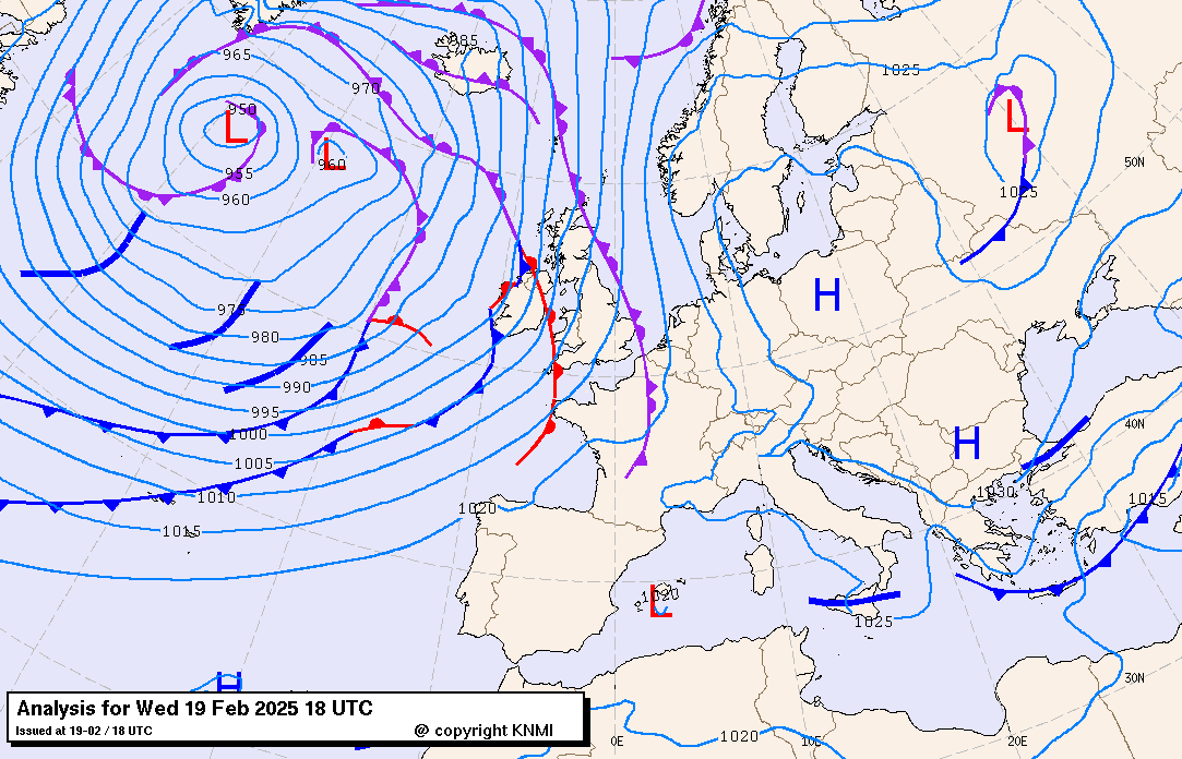 KNMI - Weerkaarten archief Europa