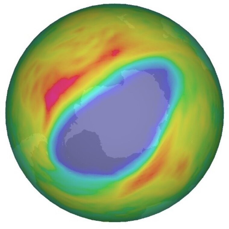 KNMI - Antarctisch ozongat 2020: uitzonderlijk, maar niet verrassend