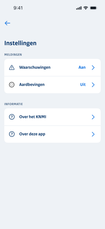 KNMI - KNMI-app